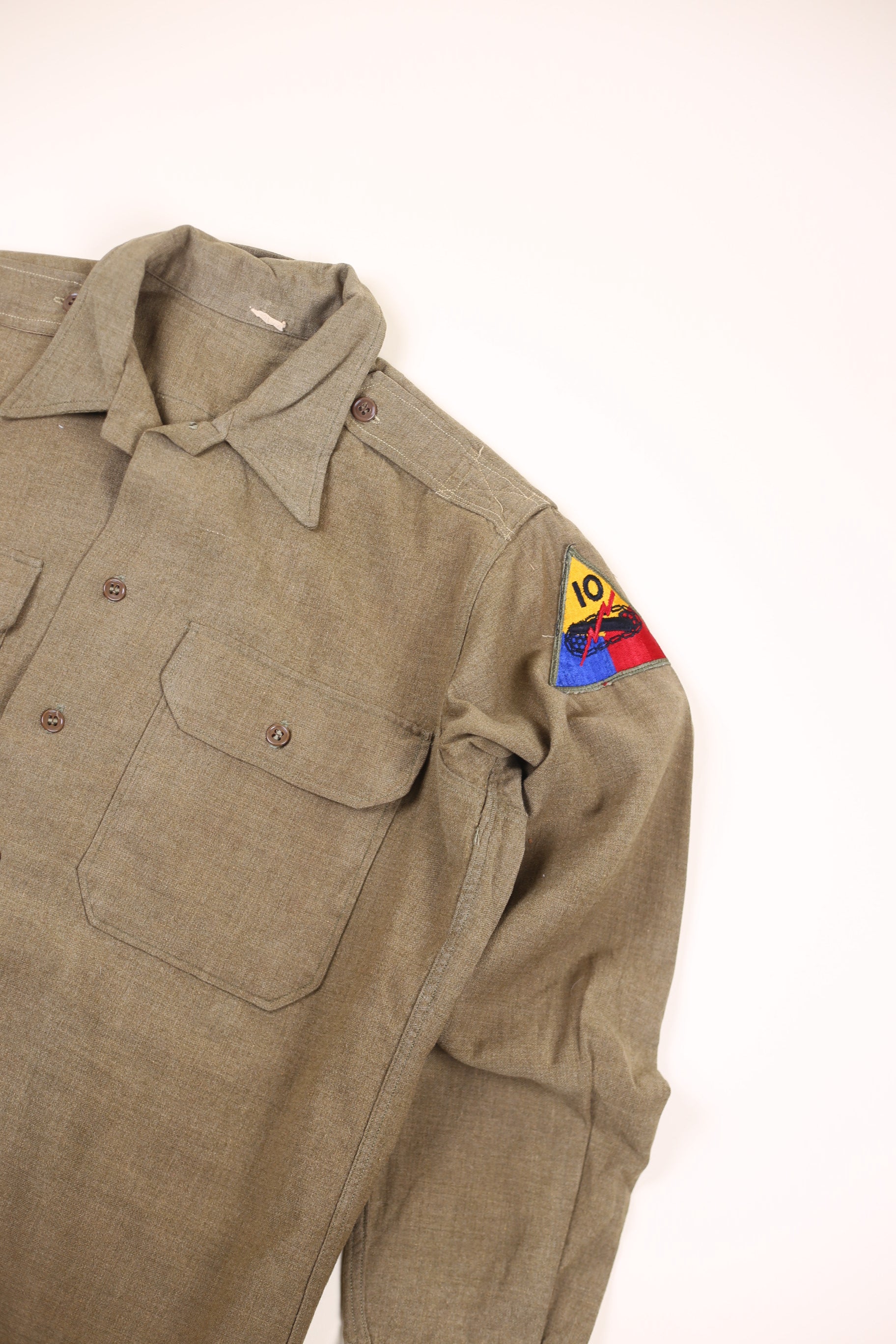 Us Army TANKER wool Shirt ww2 1940s - M - – bunkerdepot
