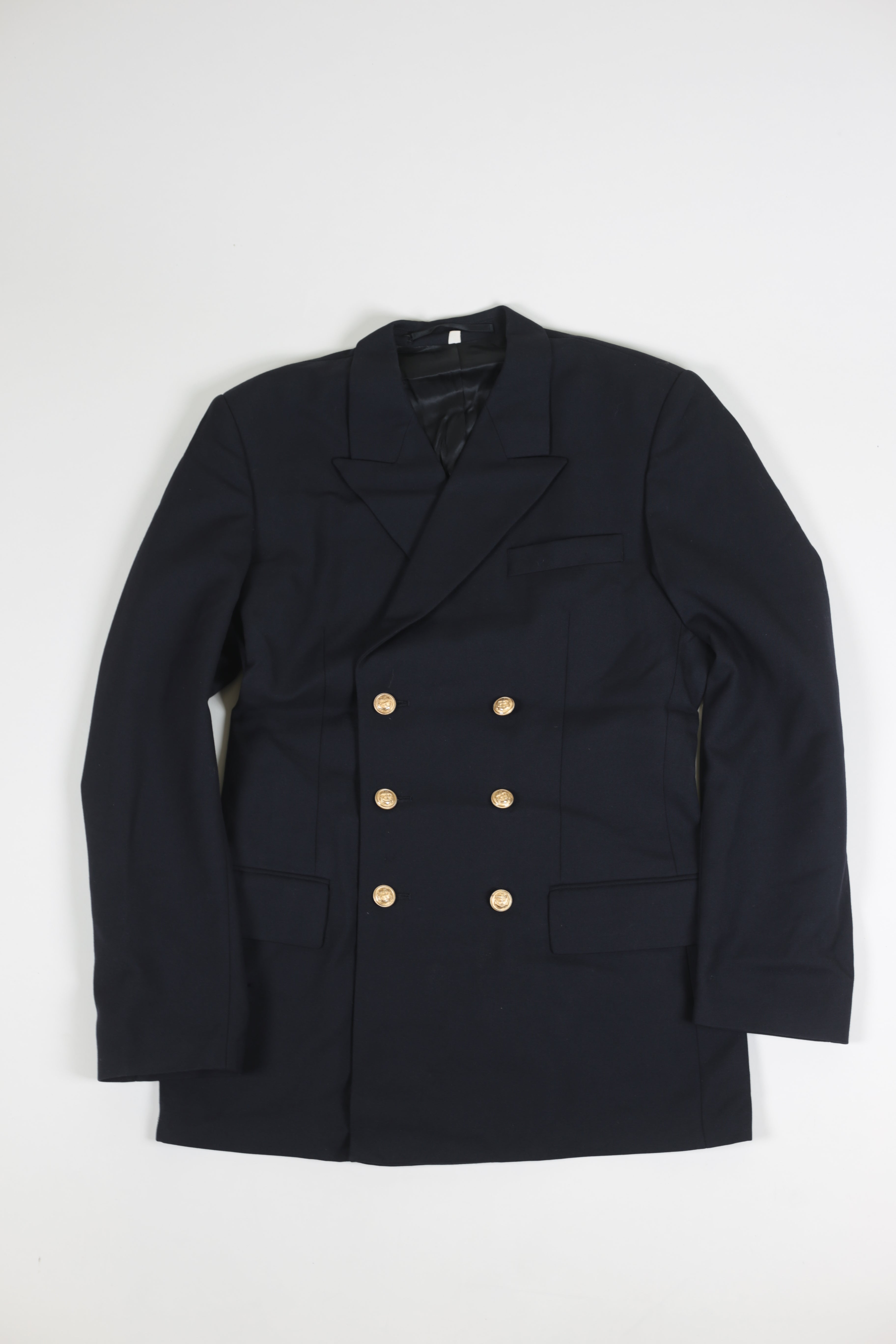 Double breasted navy jacket – bunkerdepot